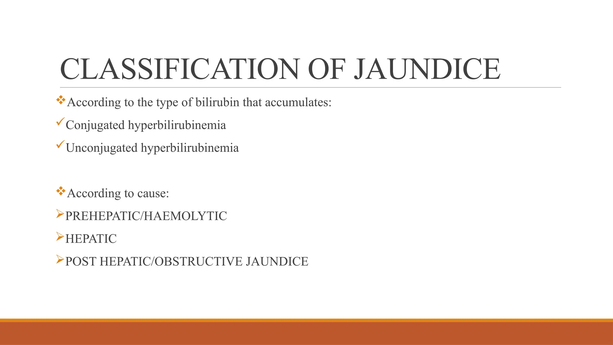OBSTRUCTIVE JAUNDICE , causes, classification.pptx