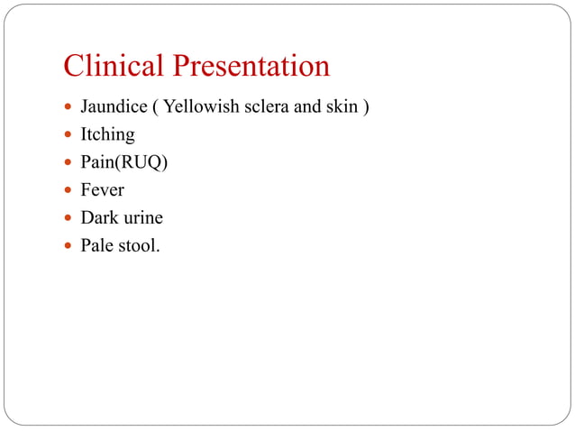 Obstructive jaundice 1 | PPTX