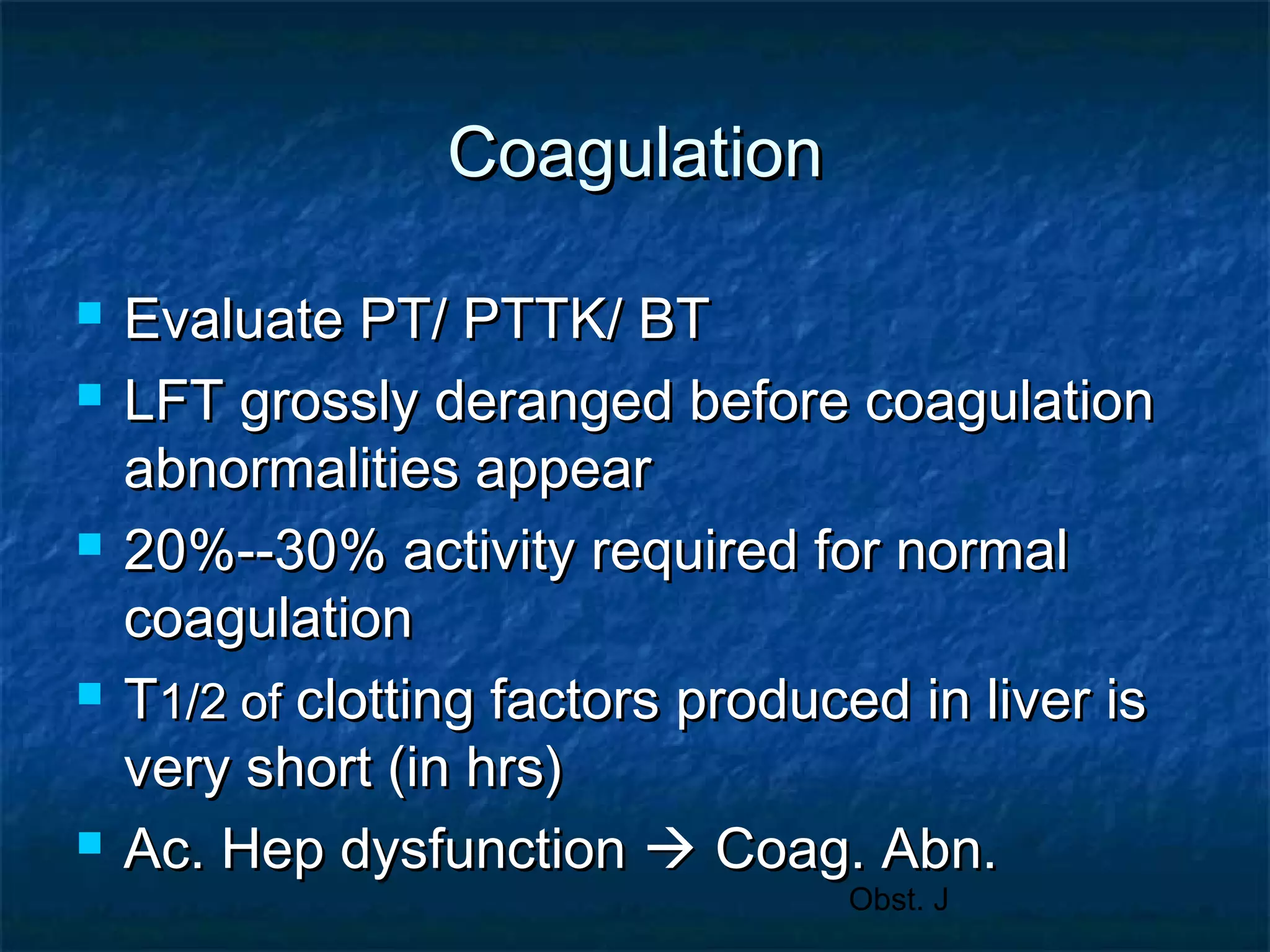 Obstructive jaundice Anesthesia Management | PPT