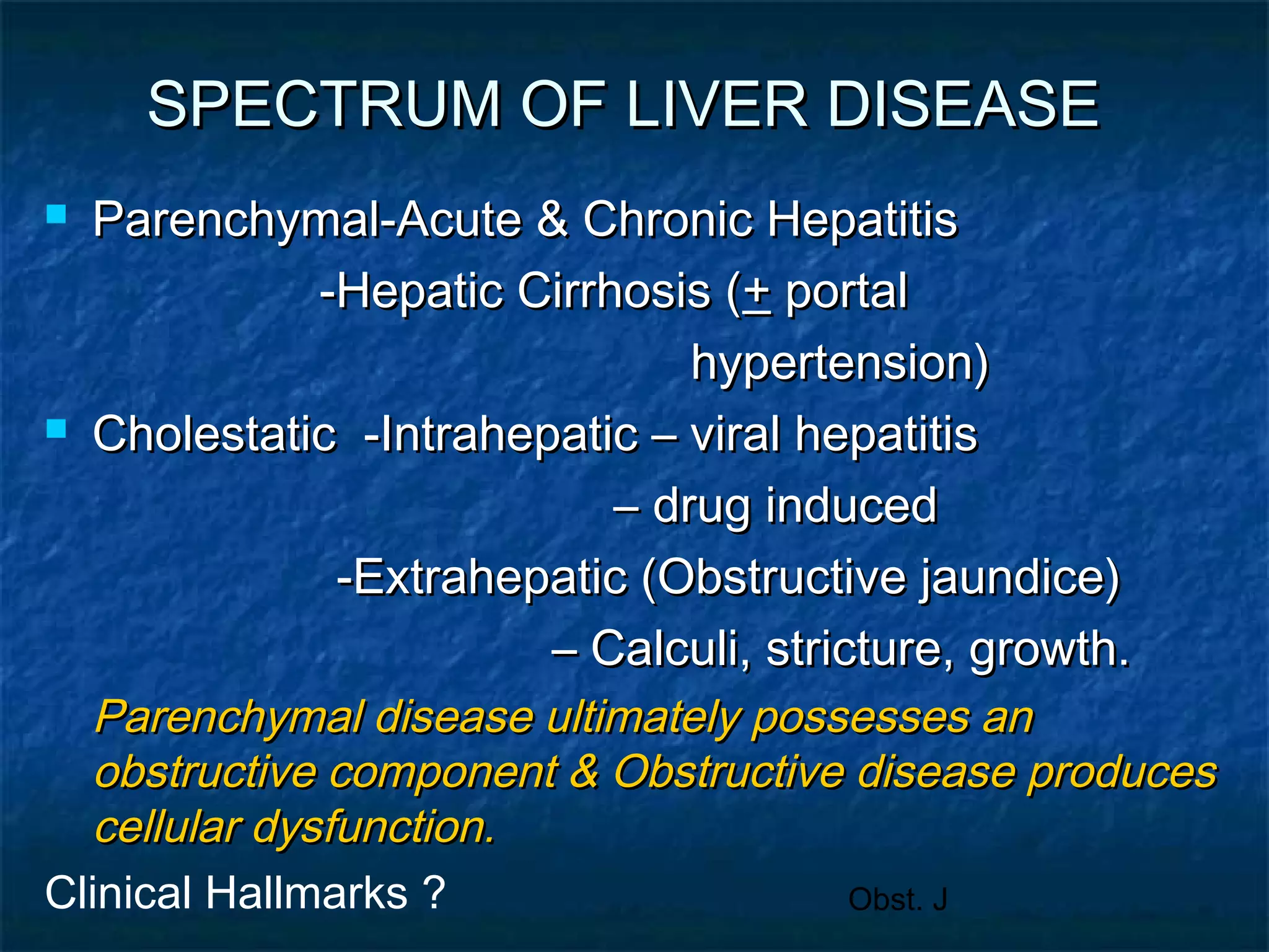 Obstructive jaundice Anesthesia Management | PPT