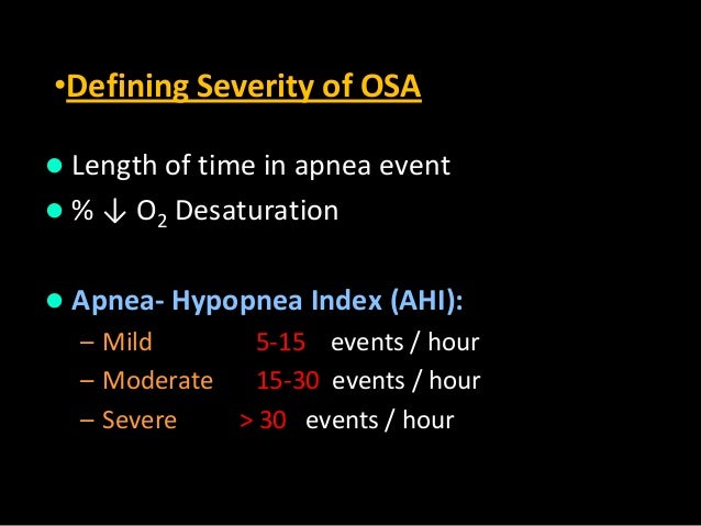 Obstructive sleep apnea
