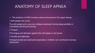 Obstructive Sleep Apnea a type of sleep disorder | PPT