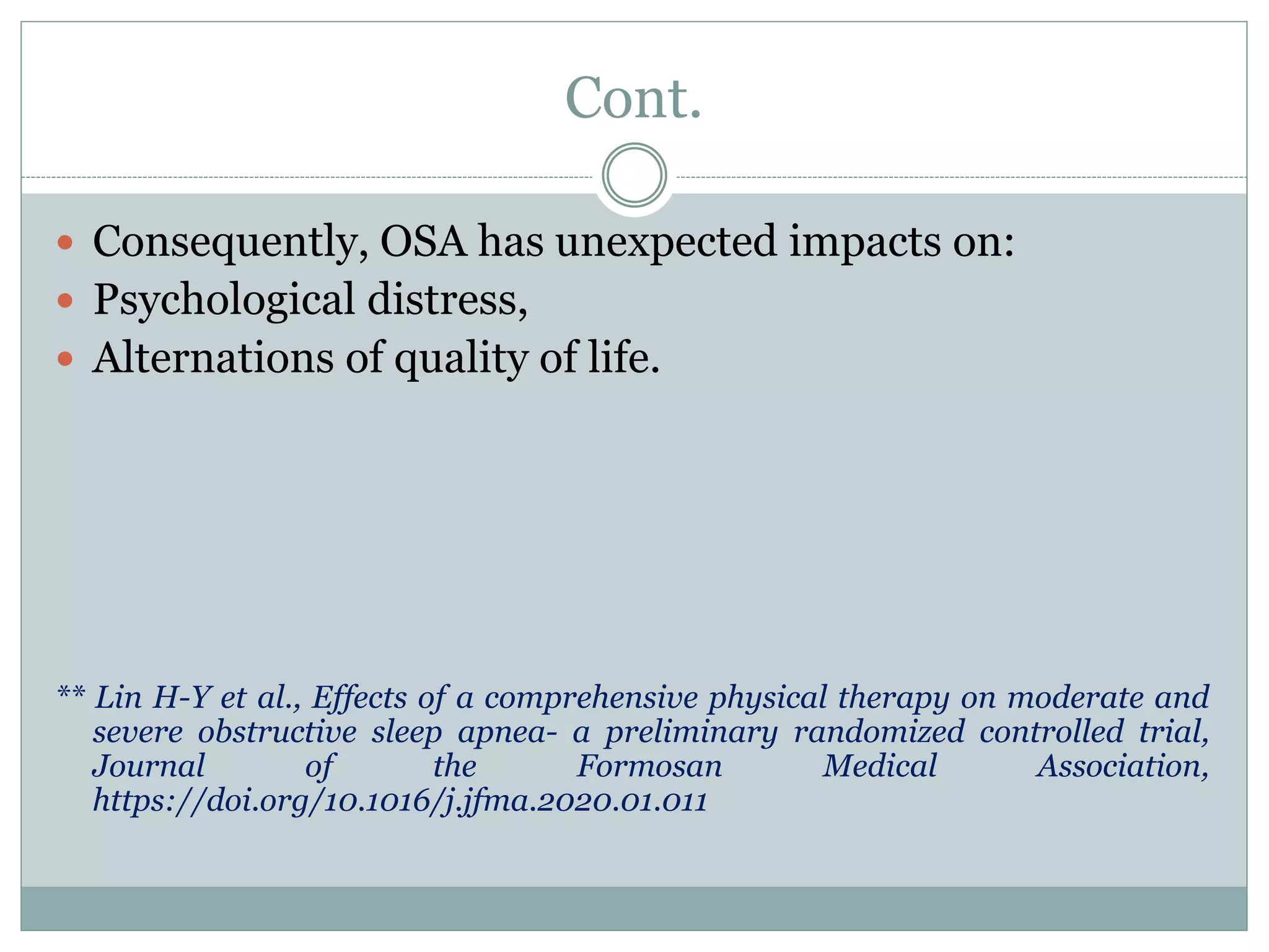 Obstructive sleep apnea | PPTX