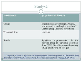 Obstructive sleep apnea | PPTX