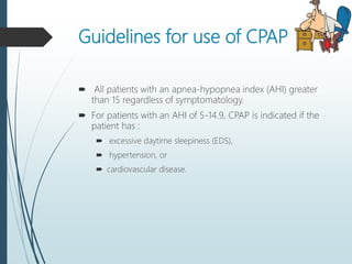 Obstructive sleep apnea | PPTX