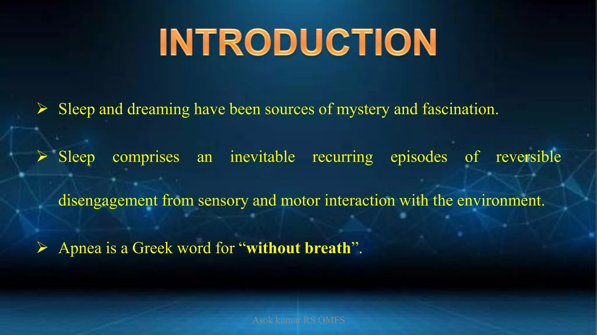 Obstructive sleep apnea | PPT