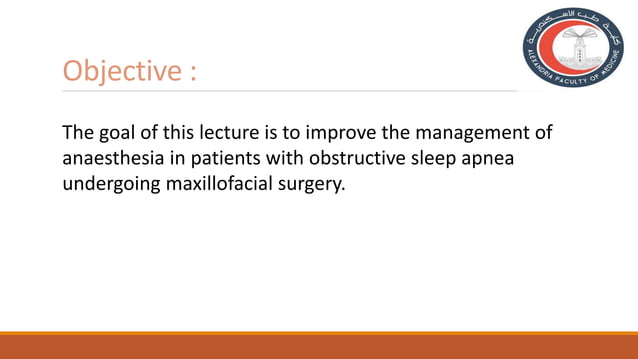 Obstructive Sleep Apnea And Orthognathic Surgery.pptx | Ear, Nose and ...