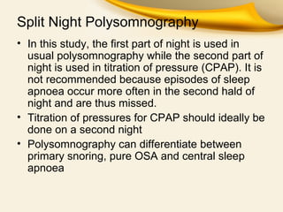 Obstructive sleep apnoea | PPT