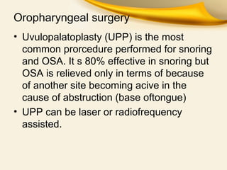 Obstructive sleep apnoea | PPT