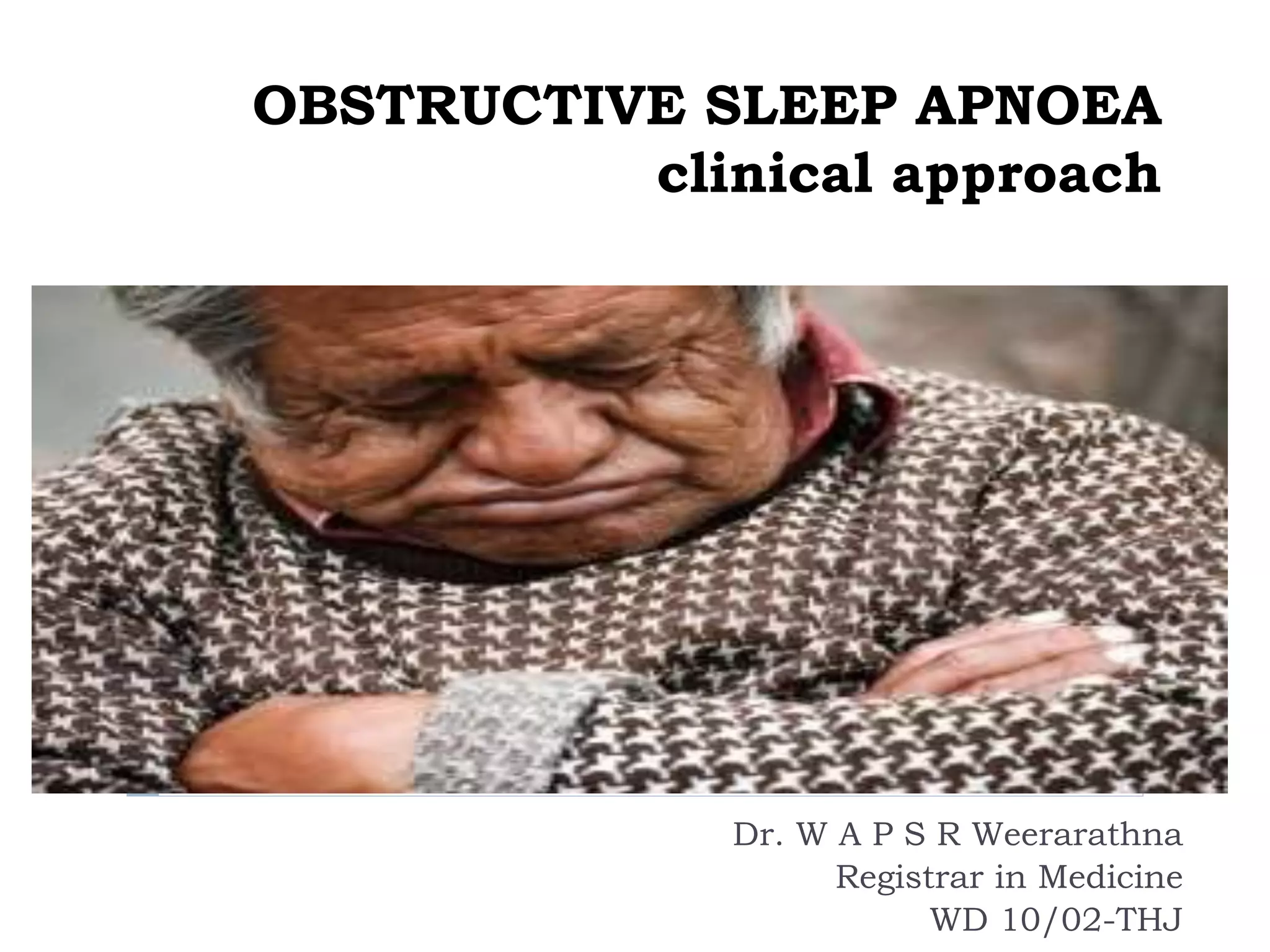 Obstructive sleep apnoea - clinical approach to a patient/ AASM ...