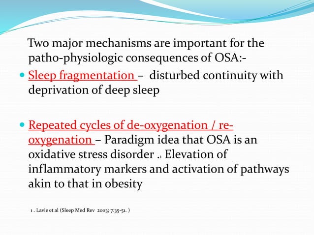 Obstructive sleep apnoea | PPTX