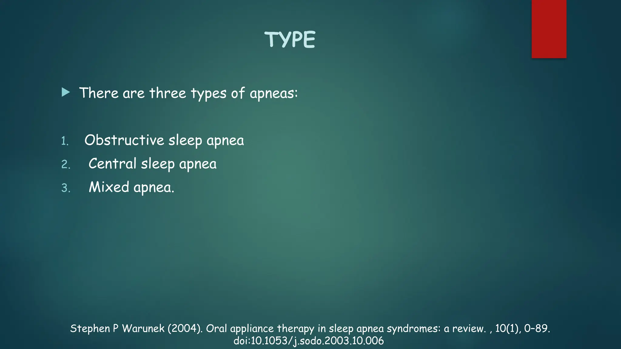 OBSTRUCTIVE SLEEP APNOEA in orthodontics | PPTX