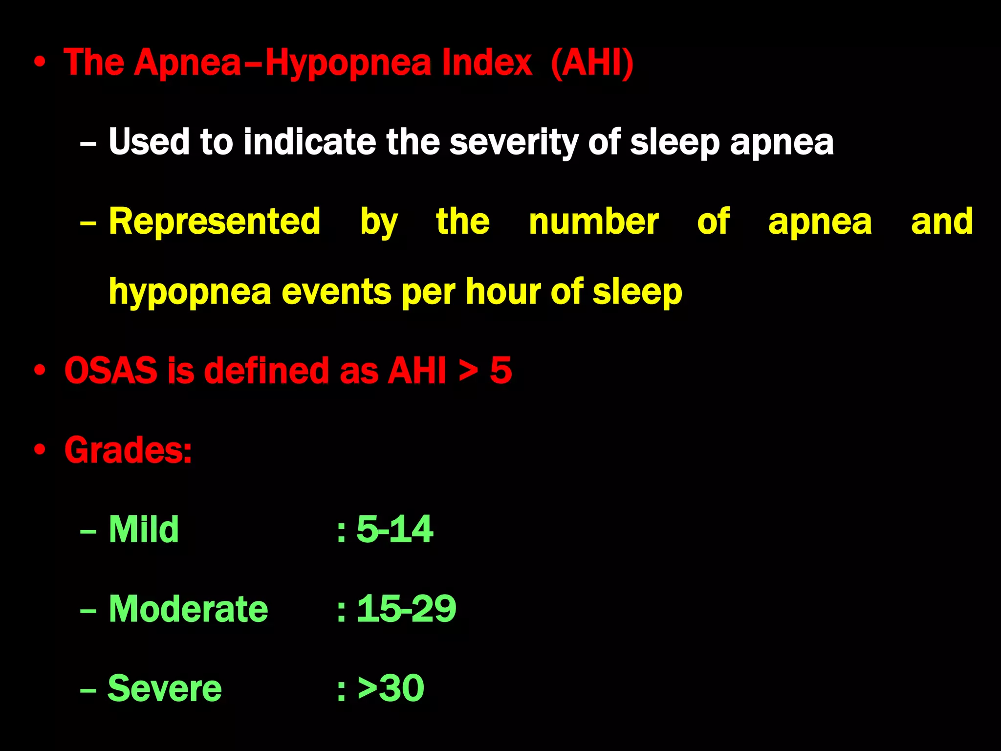 Obstructive sleep apnoea syndrome(osas) | PPT