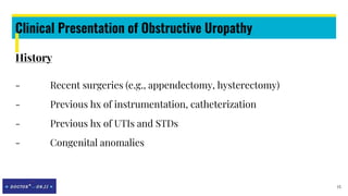 Obstructive Uropathy | PPTX