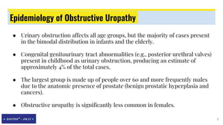 Obstructive Uropathy | PPTX