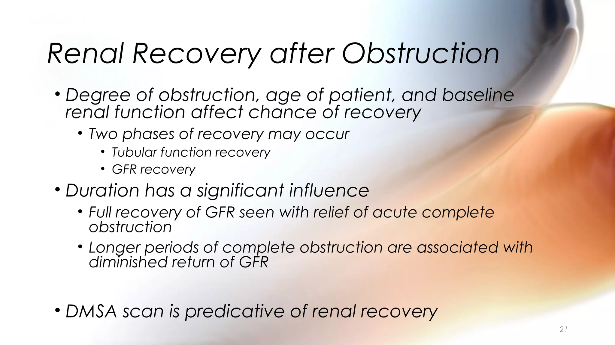 Obstructive uropathy | PPT