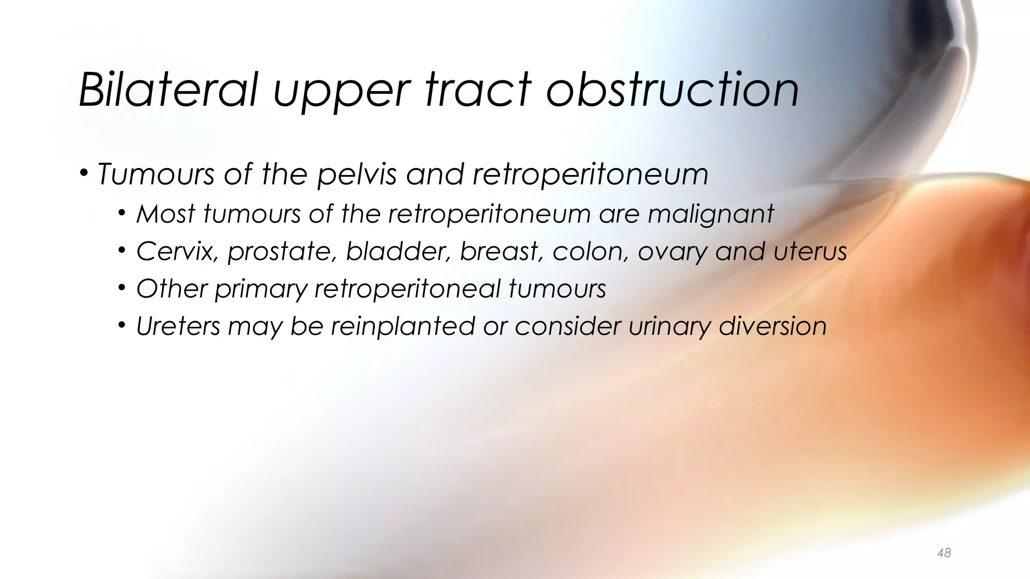 Obstructive uropathy | PPT