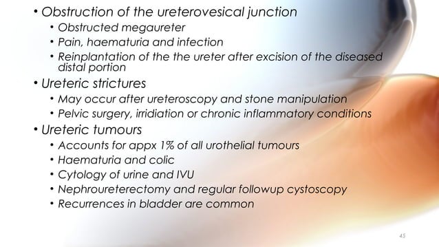Obstructive uropathy | PPT | Digestive Disorders | Diseases and Conditions
