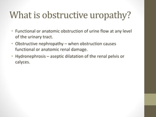 Obstructive Uropathy.pptx