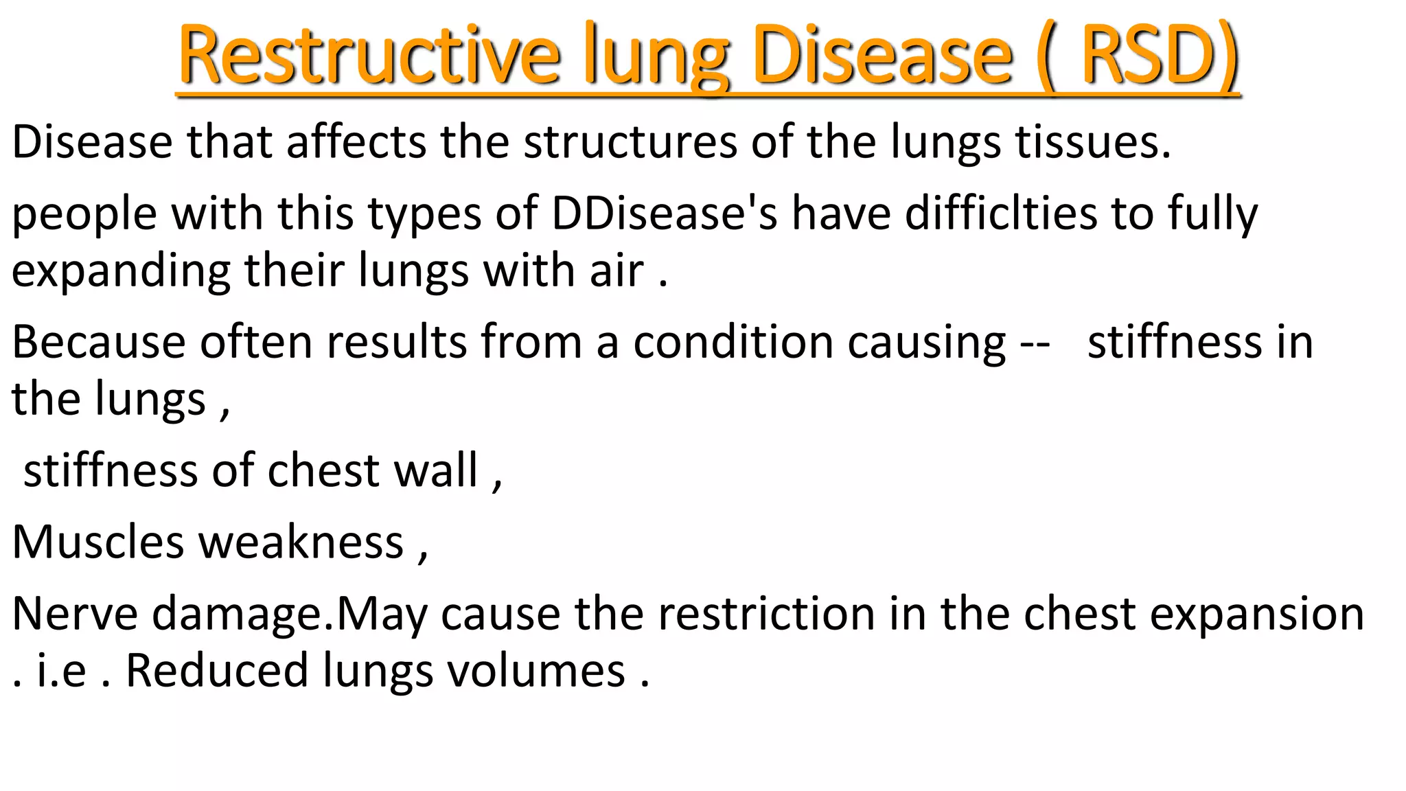 Obstructive vs Restructive lung Disease.pptx