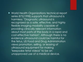 Ultra Sonographic procedures in obstetrics. | PPTX