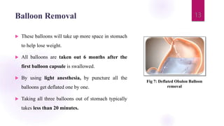 Intragastric Balloon therapy for treatment of Obesity.pptx