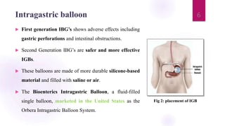 Intragastric Balloon therapy for treatment of Obesity.pptx | Digestive ...