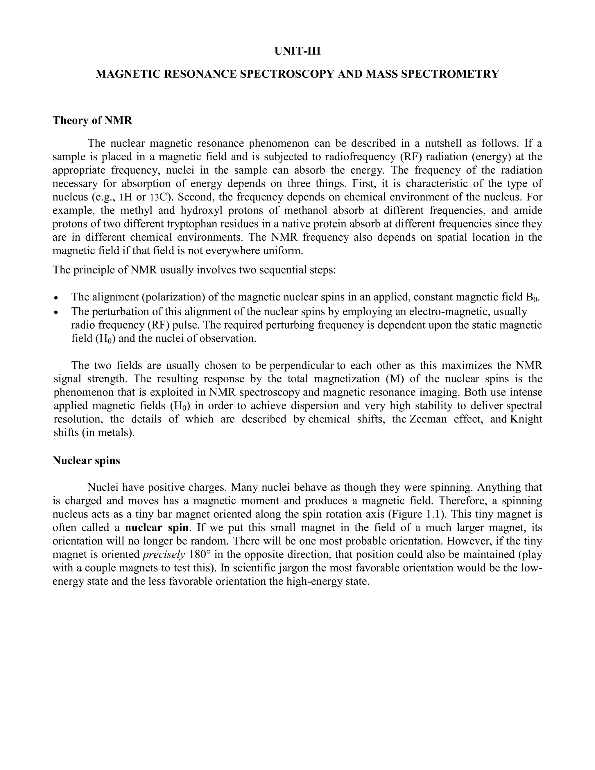 OBT751 Analytical methods Instrumentation materials | PDF