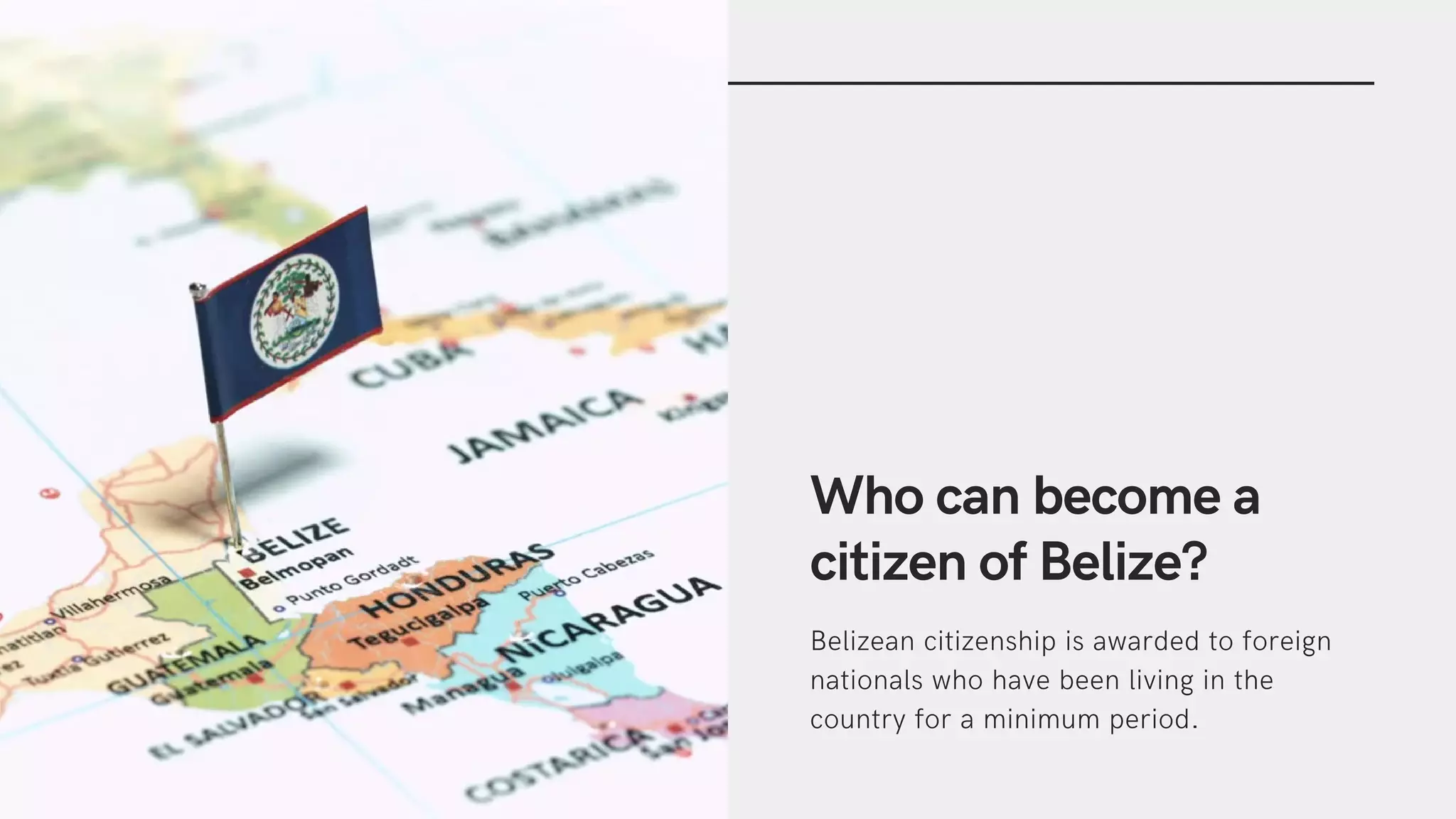 Obtain citizenship in Belize | PPT
