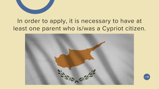 How to Obtain Cypriot Citizenship by Descent | PDF