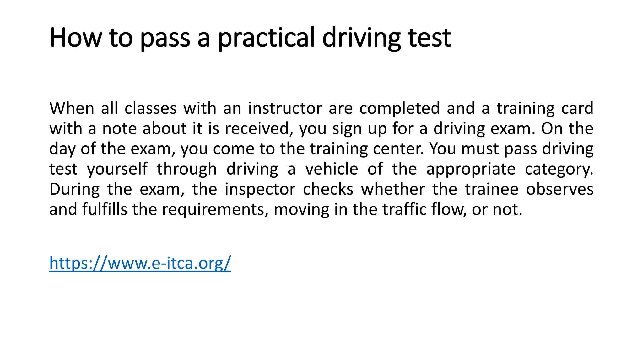 Obtaining a driver's license in latvia | PPTX | Education