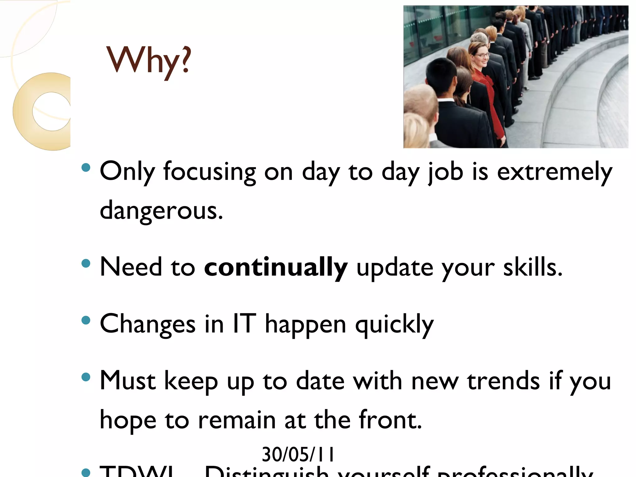 Obtaining Certification From TDWI | PPT