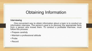 Obtaining, Providing and Disseminating Information.pptx