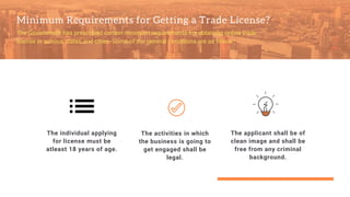 Trade License: Registration, Process & Renewal | PPTX