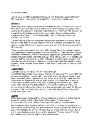 Obtaining work as a scriptwriter 4 | PDF