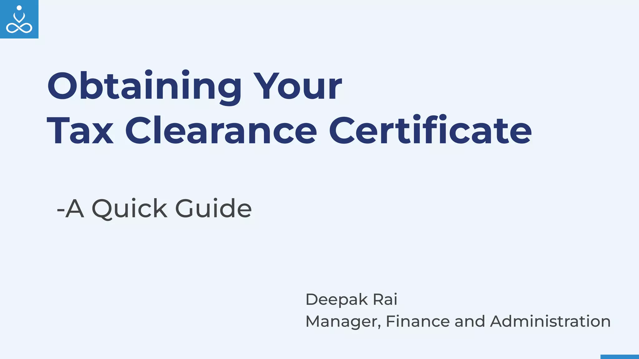 Obtaining Your Tax Clearance Certificate_ A Quick Guide | Deepak Rai | Gurzu.pdf