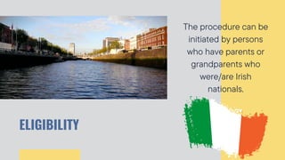 How to Obtain Irish Citizenship by Descent | PPT