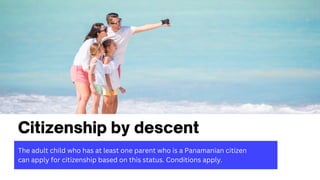 Obtain Panamanian Citizenship | PPT