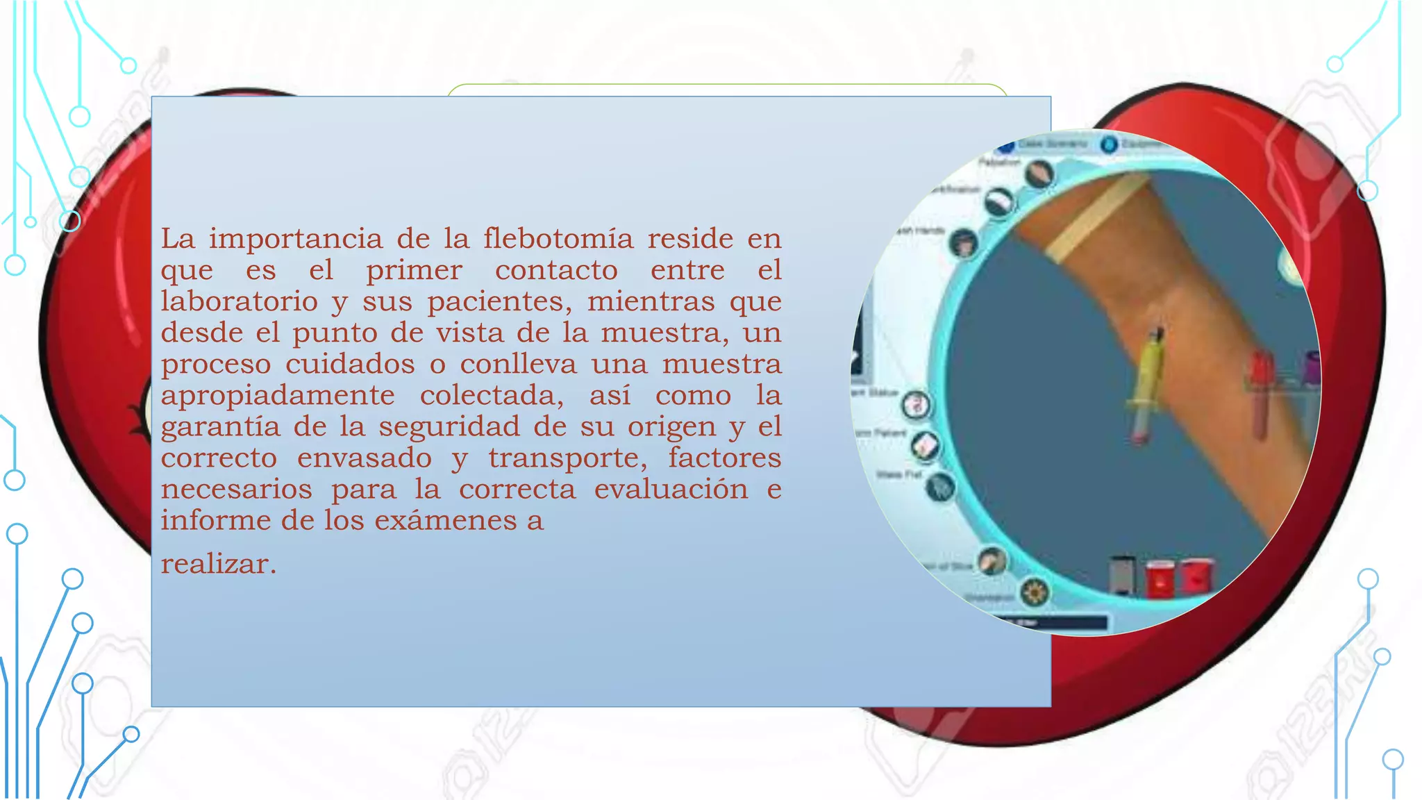 Obtencion de sangre mediante puncion venosa | PPT