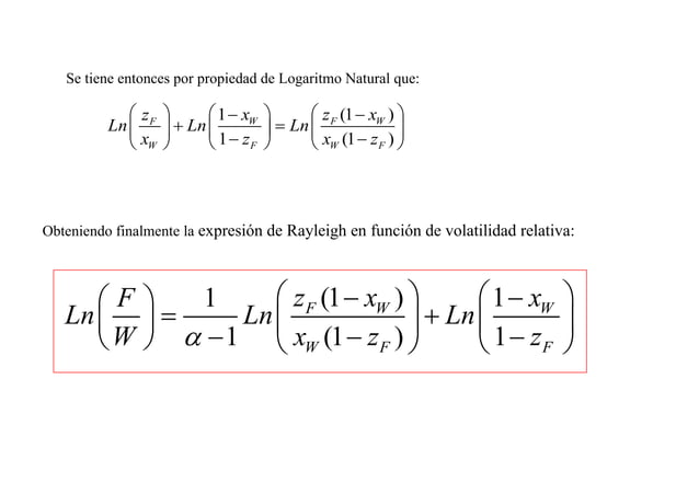 Ecuación de Rayleigh en función de la Volatilidad Relativa | PDF