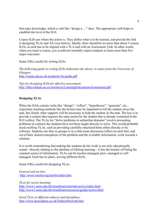 Outcomes-Based teaching and Learning (OBTL) | PDF