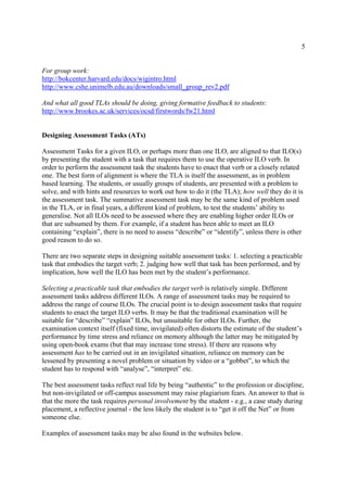 Outcomes-Based teaching and Learning (OBTL) | PDF