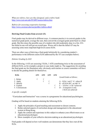 Outcomes-Based teaching and Learning (OBTL) | PDF