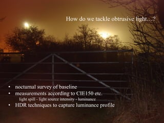 Obtrusive light Richard Morris - Arup UKMEA Liverpool | PPT