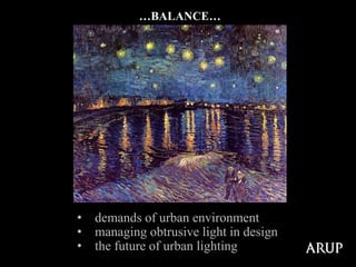 Obtrusive light Richard Morris - Arup UKMEA Liverpool | PPT