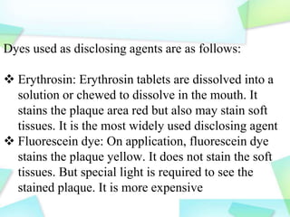 Obtudent, mummifying agents and disclosing agent | PPTX