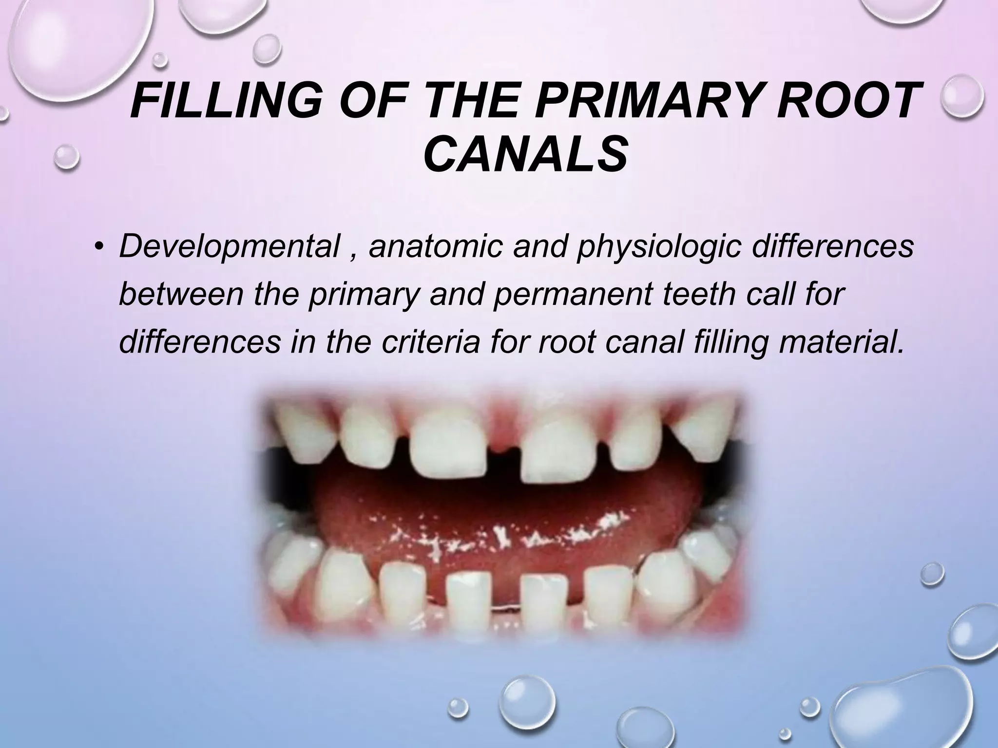 Obturating materials for primary teeth | PPTX