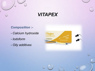 Obturating materials for primary teeth | PPTX