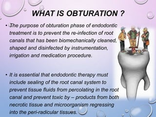 Obturating materials for primary teeth | PPTX