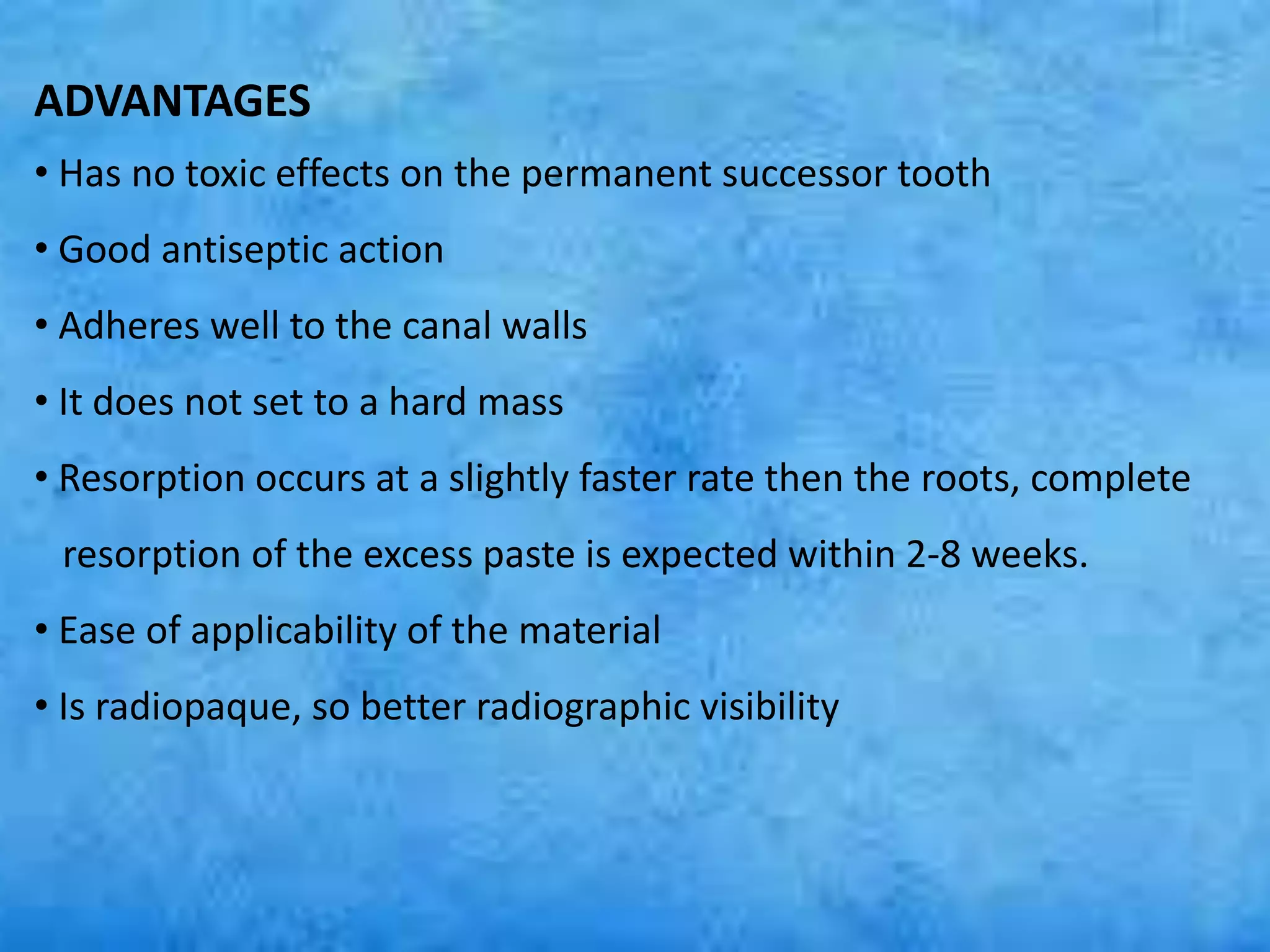 Obturating materials for primary tooth | PPTX